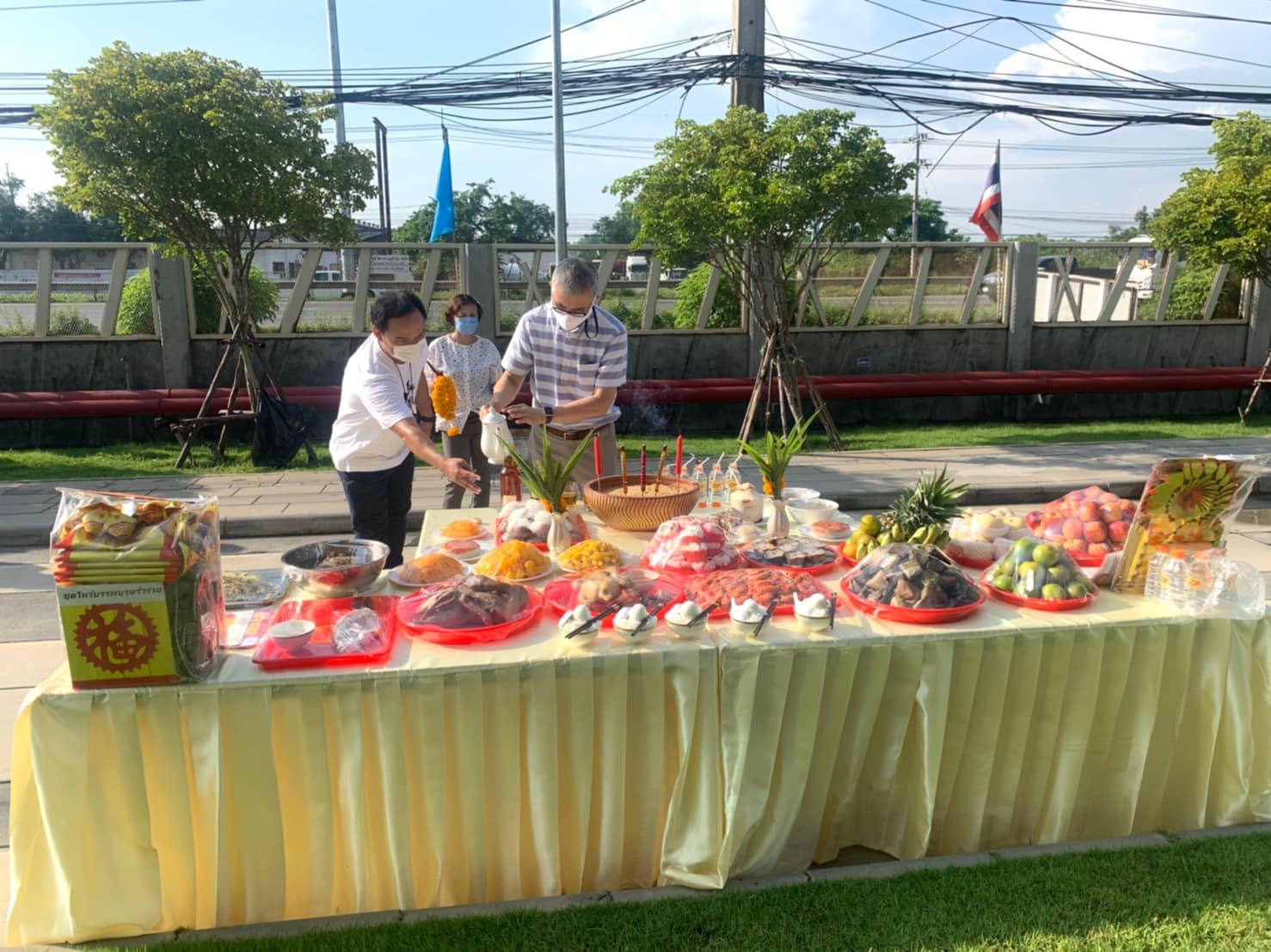 CPF วังน้อย ร่วมพิธีสารทจีนเสริมมงคล ประจำปี 2564