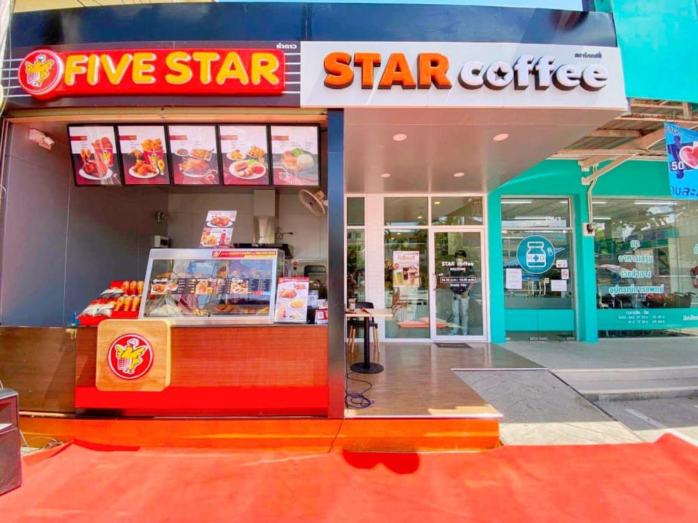 "FIVE STAR-STAR coffee" ขยายสาขาทั่วไทย สร้างรายได้แก่ผู้ประกอบการ ...