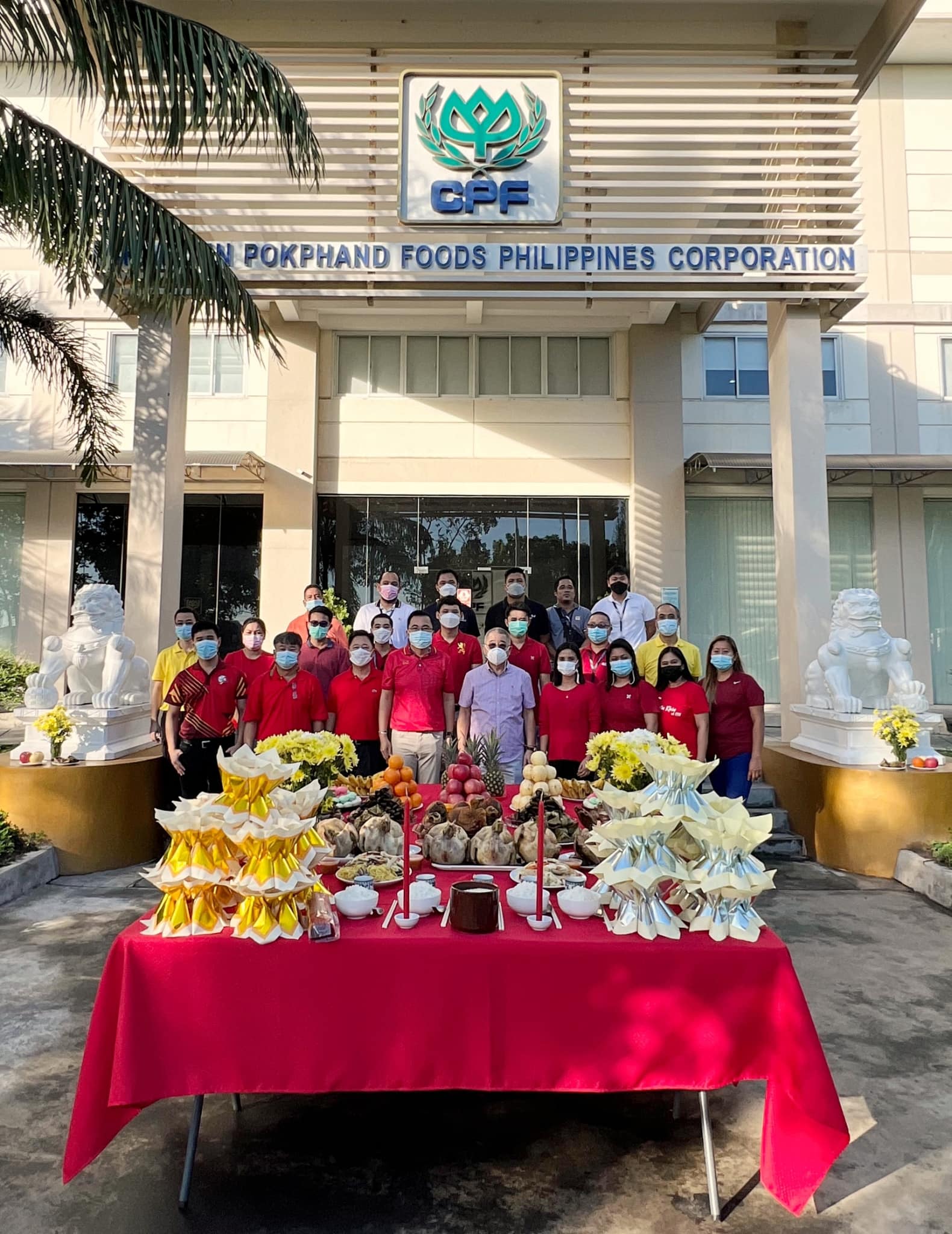 CPF ฟิลิปปินส์ จัดพิธีไหว้ตรุษจีน ประจำปี 2565 เพื่อความเป็นสิริมงคล