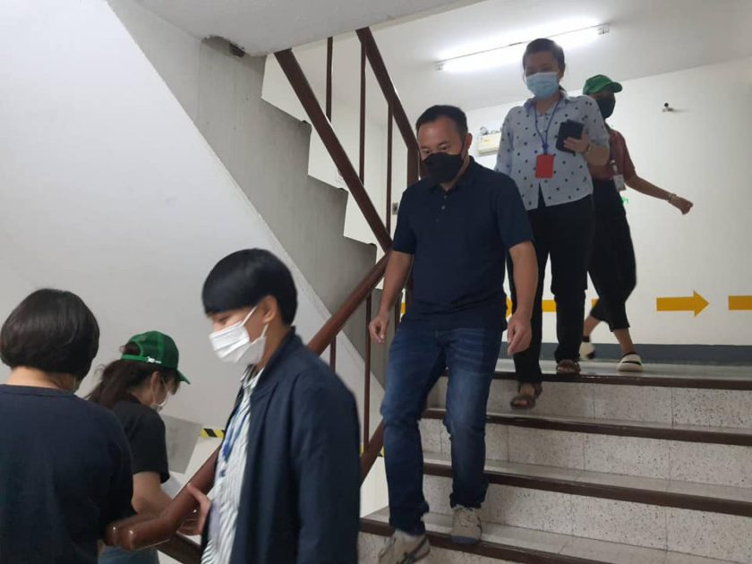 ชาว CP-CPF สีลม ซ้อมแผนดับเพลิงและอพยพหนีไฟ ปี 2565