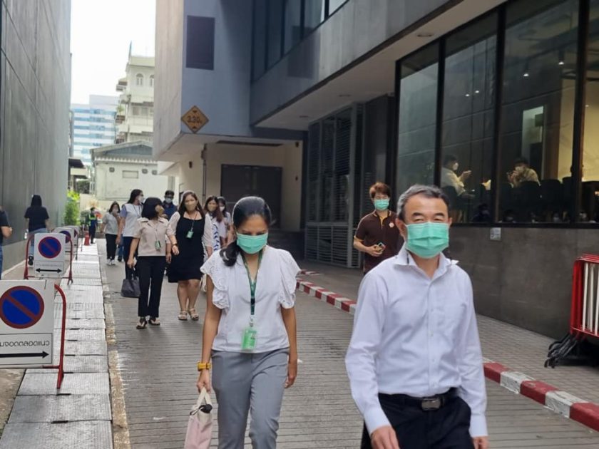 ชาว CP-CPF สีลม ซ้อมแผนดับเพลิงและอพยพหนีไฟ ปี 2565