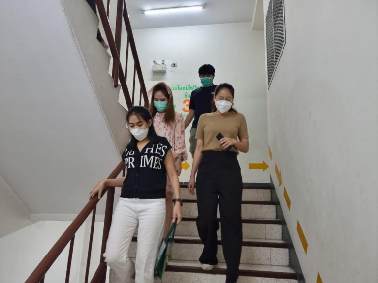 ชาว CP-CPF สีลม ซ้อมแผนดับเพลิงและอพยพหนีไฟ ปี 2565