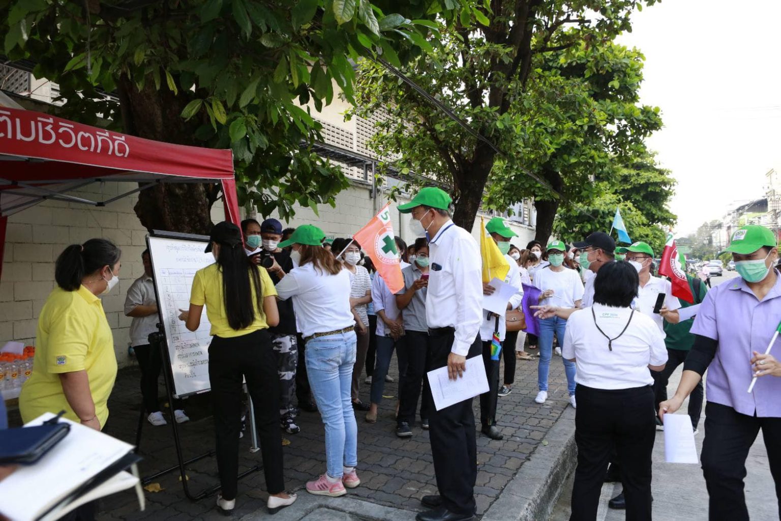 ชาว CP-CPF สำนักงานตรอกจันทน์ ซ้อมแผนดับเพลิงและอพยพหนีไฟ ปี 2565