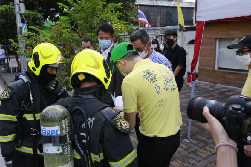 ชาว CP-CPF สำนักงานตรอกจันทน์ ซ้อมแผนดับเพลิงและอพยพหนีไฟ ปี 2565