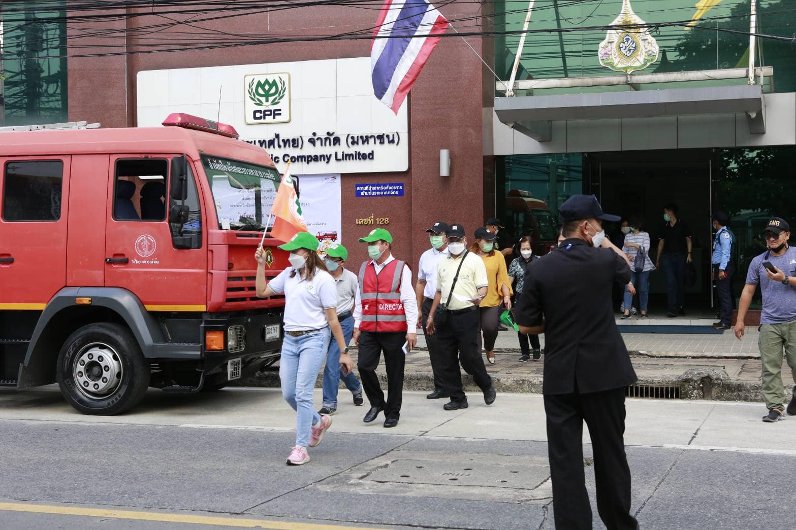 ชาว CP-CPF สำนักงานตรอกจันทน์ ซ้อมแผนดับเพลิงและอพยพหนีไฟ ปี 2565