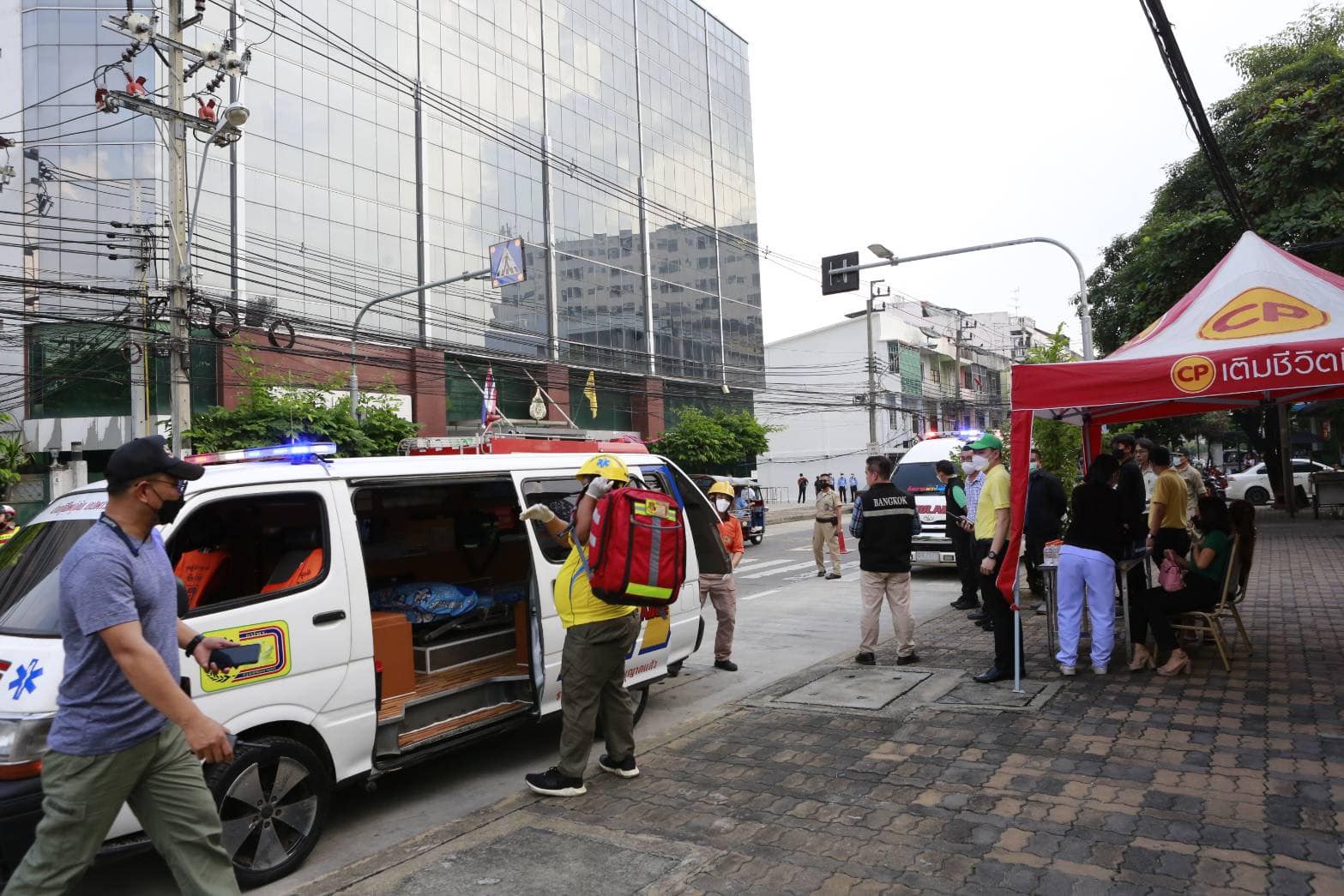 ชาว CP-CPF สำนักงานตรอกจันทน์ ซ้อมแผนดับเพลิงและอพยพหนีไฟ ปี 2565