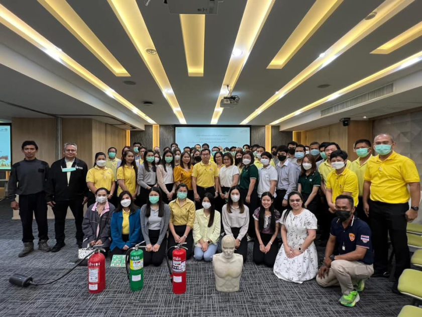 "ชาว CPF อาคาร SSC" ร่วมซ้อมแผนดับเพลิงและอพยพหนีไฟ ปี 2566