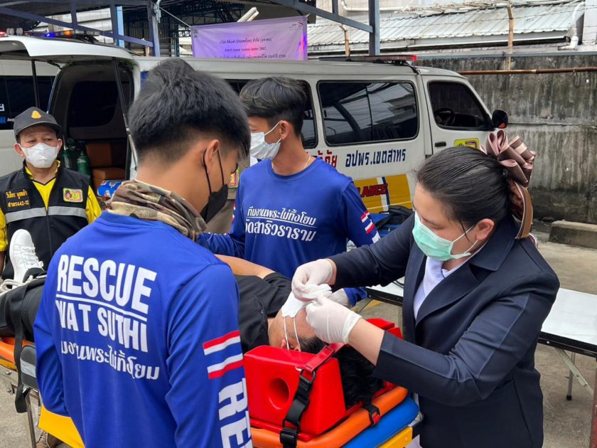 "ชาว CPF อาคาร SSC" ร่วมซ้อมแผนดับเพลิงและอพยพหนีไฟ ปี 2566