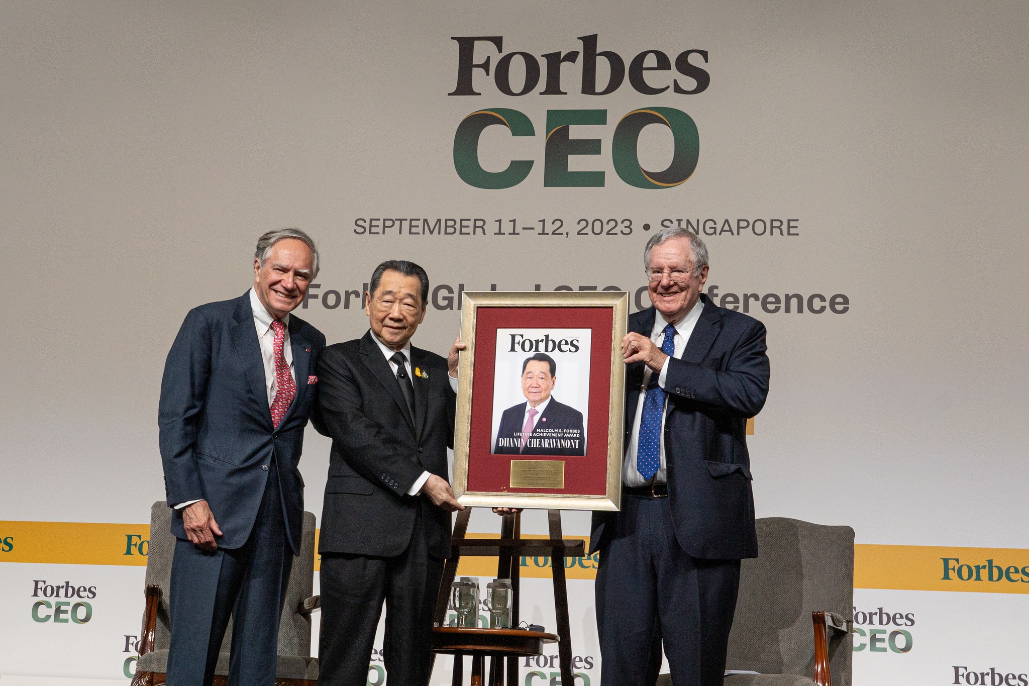 Forbes มอบรางวัลเกียรติยศ “MALCOLM S. FORBES LIFETIME ACHEIVEMENT” แก่ท่านประธานอาวุโส "ธนินท์ ...