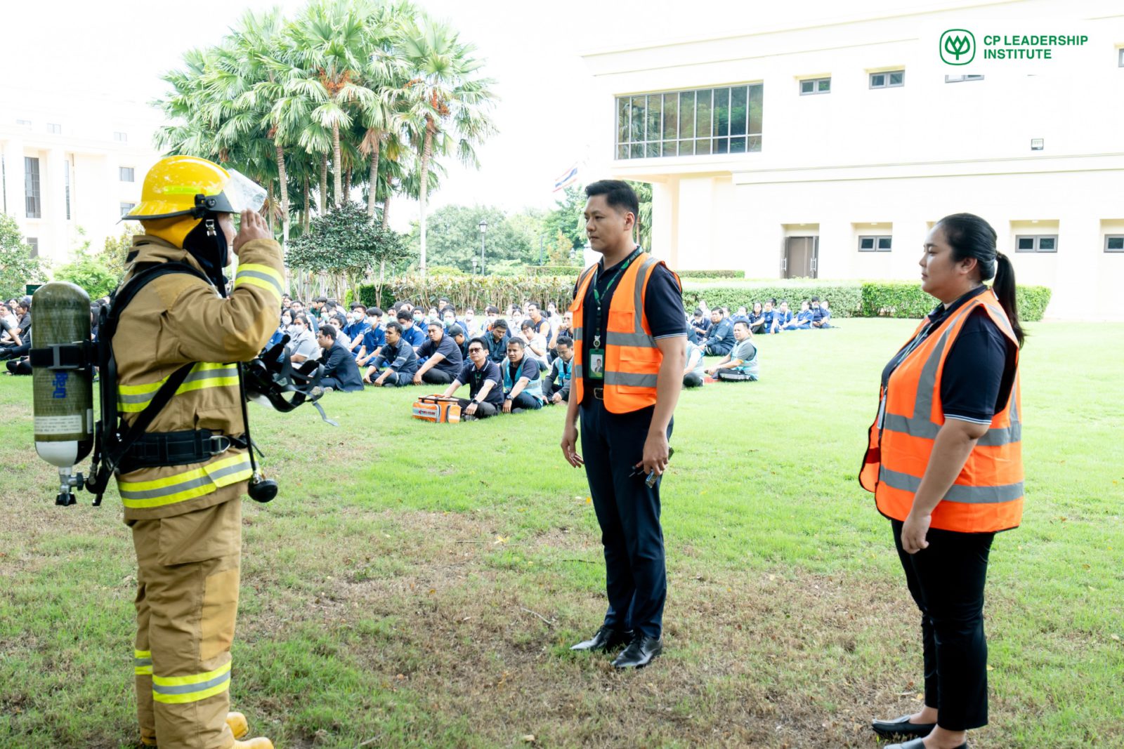 🔥🧯💚 CPLI จัดอบรมหลักสูตรการดับเพลิงขั้นต้น การฝึกซ้อมดับเพลิงและอพยพหนี ...